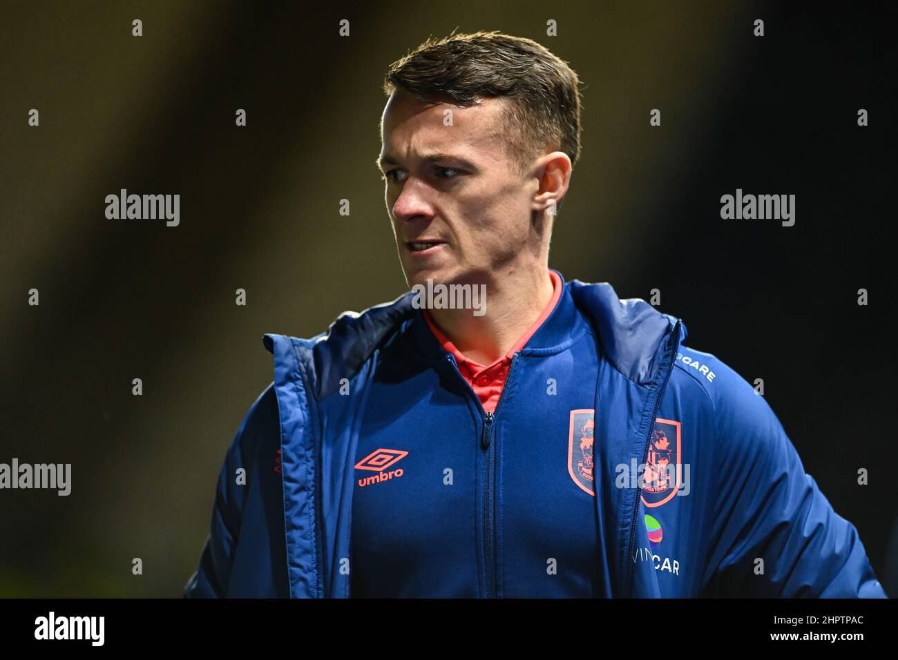 Jonathan Hogg #6 of Huddersfield Town arrives at The John Smith's ...