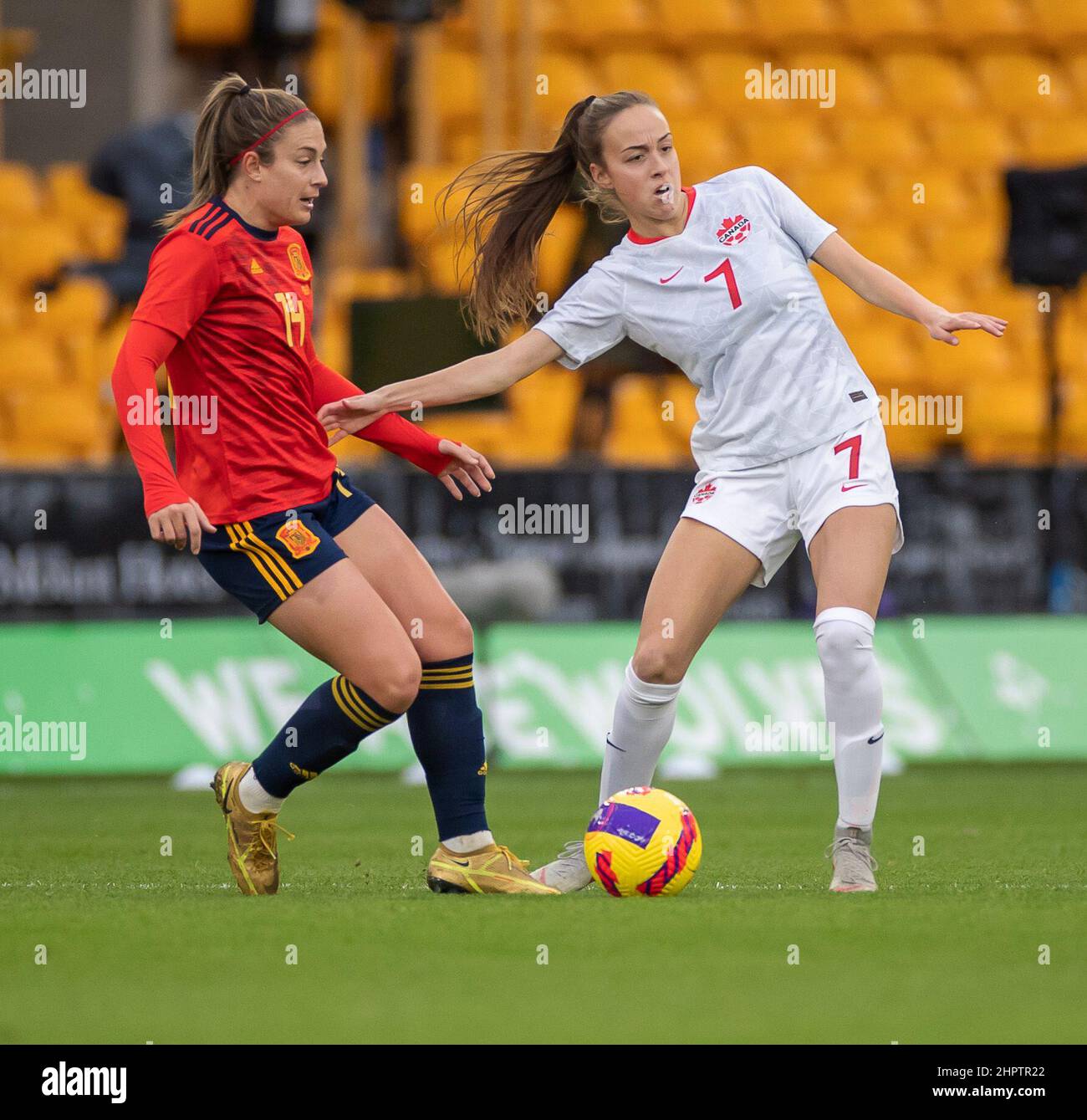 23rd February 2022 ; Molineux Stadium, Wolverhampton, West Midlands ...