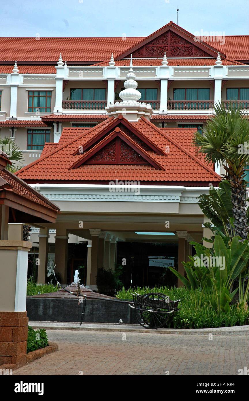 Sokha Angkor hotel, Siem Reap, kingdom of Cambodia, Southeast Asia ...