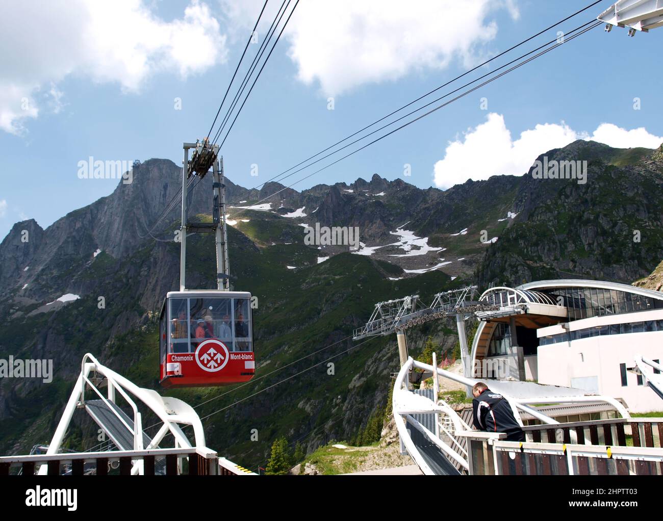 Chamonix-Mont-Blanc, French Alps,cable car Stock Photo - Alamy