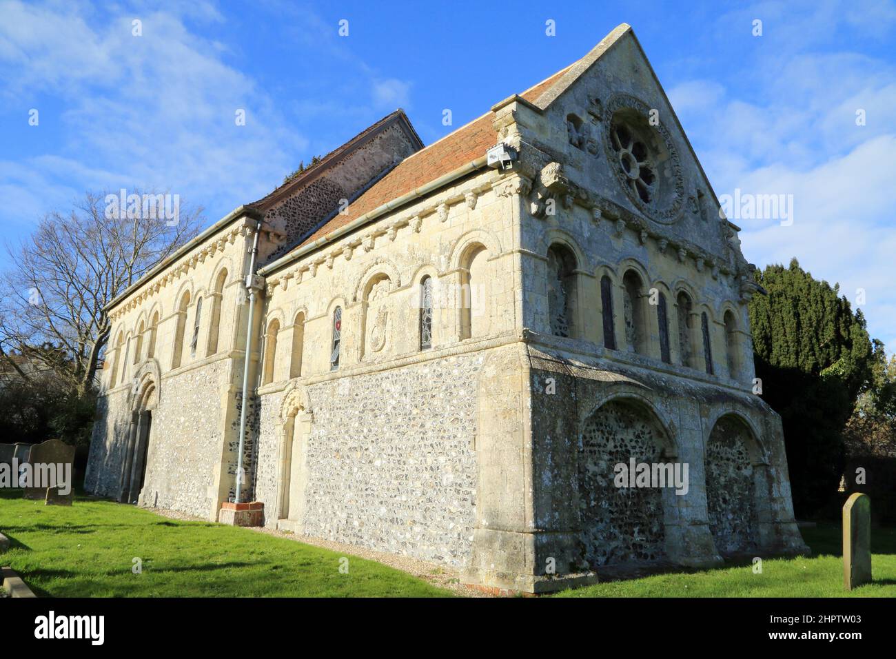 St Nicholas Church - Norman architecture - Barfrestone, Dover, Kent ...