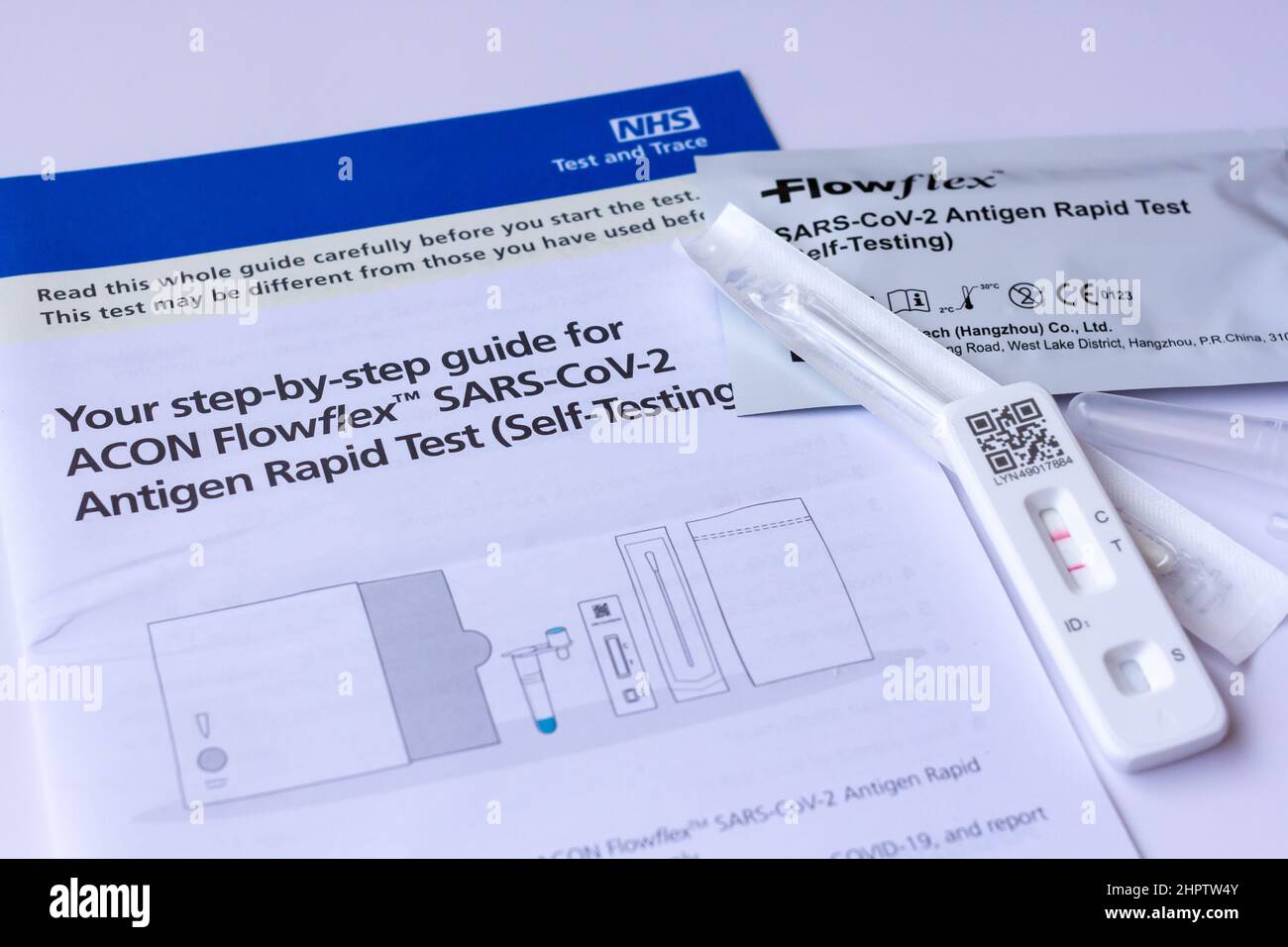 Flowflex sars cov 2 antigen rapid test self testing hi-res stock ...