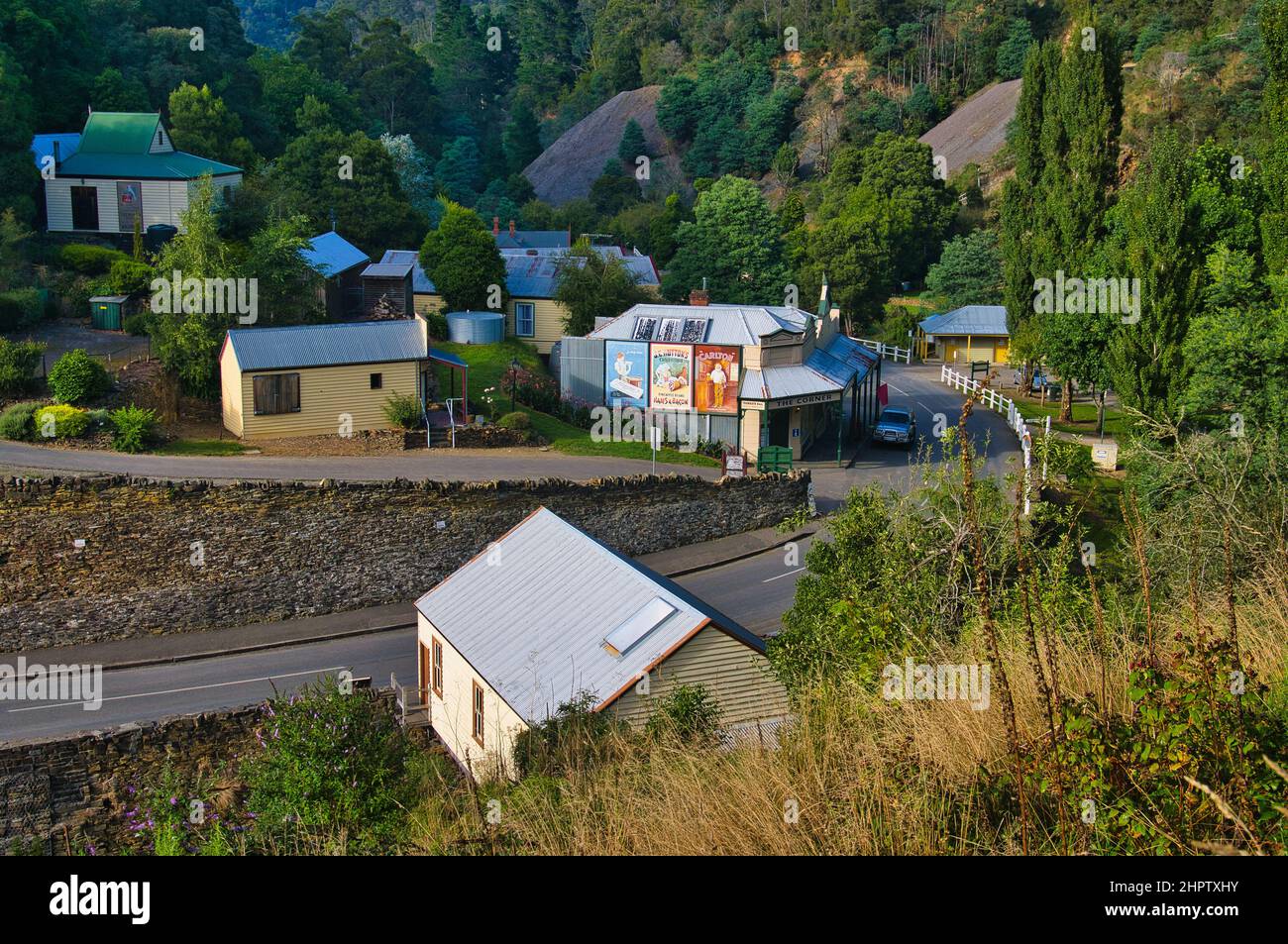 he former gold mining town of Walhalla, Victoria, Australia. In the ...