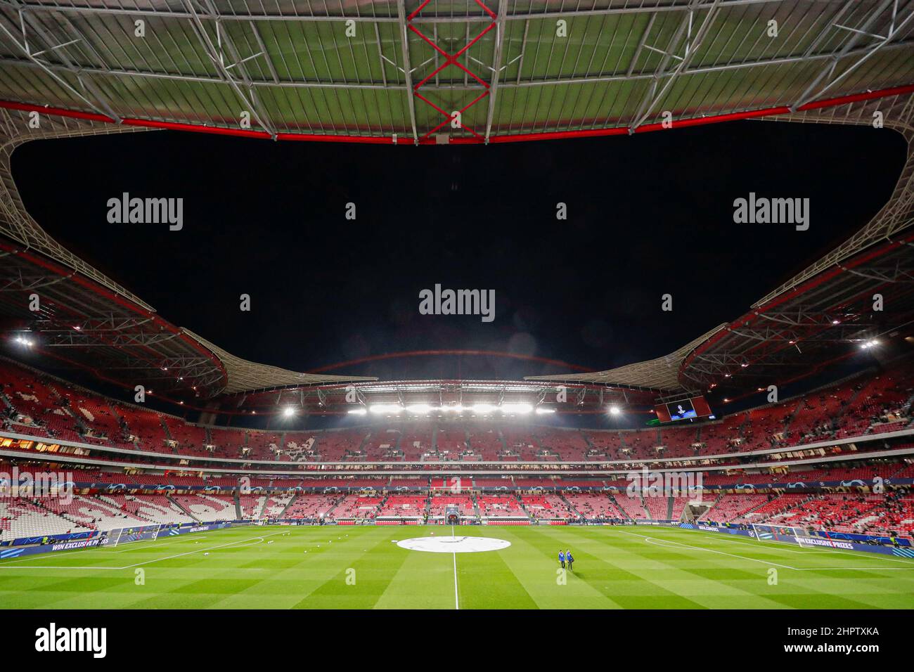 LISBON, PORTUGAL - FEBRUARY 23: general view of Estadio do SL Benfica ...