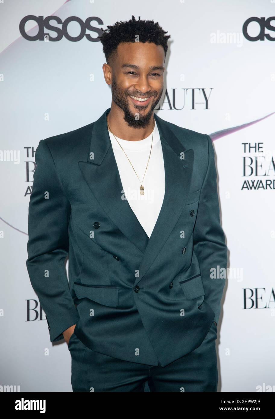 London, UK . Teddy Soares at the Beauty Awards 2022 with ASOS, London ...