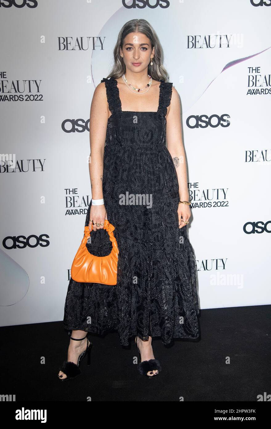 London, UK . Harriet Rose at the Beauty Awards 2022 with ASOS, London, UK . 22nd February 2022 ...