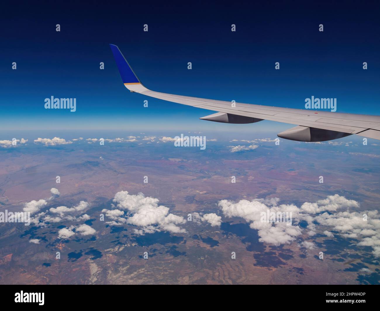 Aerial view of Red Cliffs National Conservation Area landscape at Utah ...