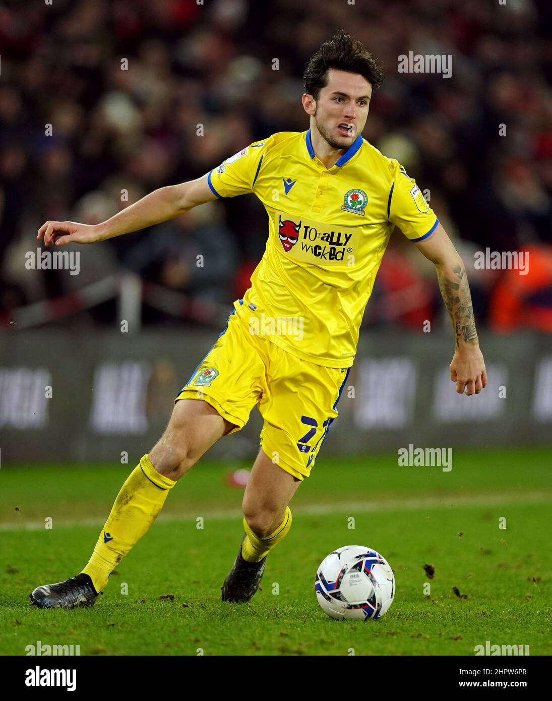 Blackburn Rovers' Lewis Travis during the Sky Bet Championship match at ...