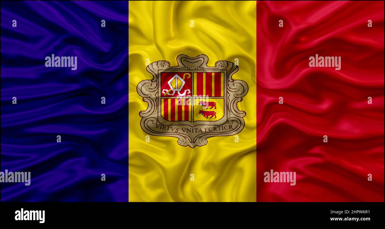 Principality of andorra flag hi-res stock photography and images - Alamy
