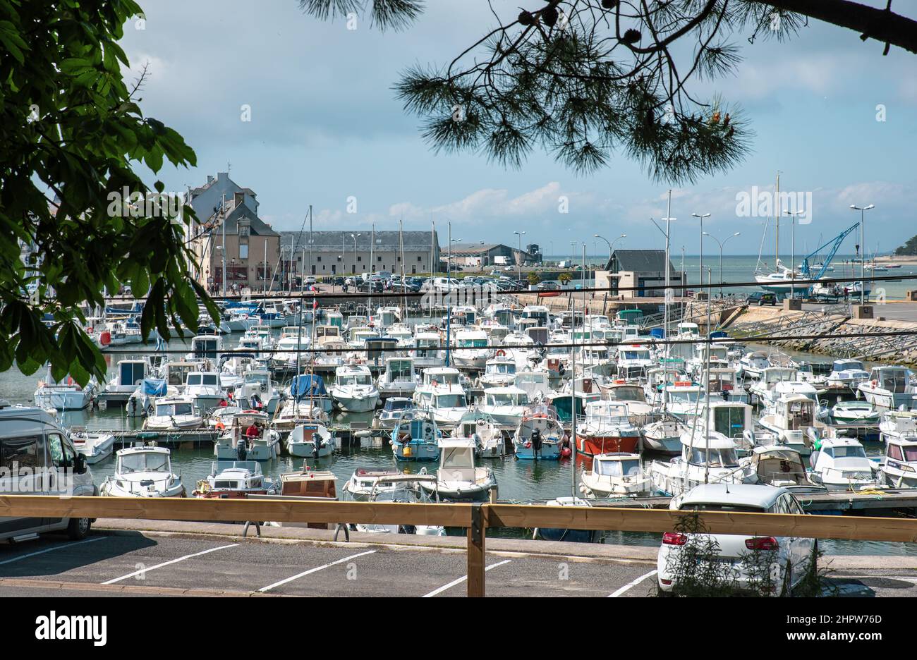Beautiful view of Le Croisic Harbour in France Stock Photo - Alamy