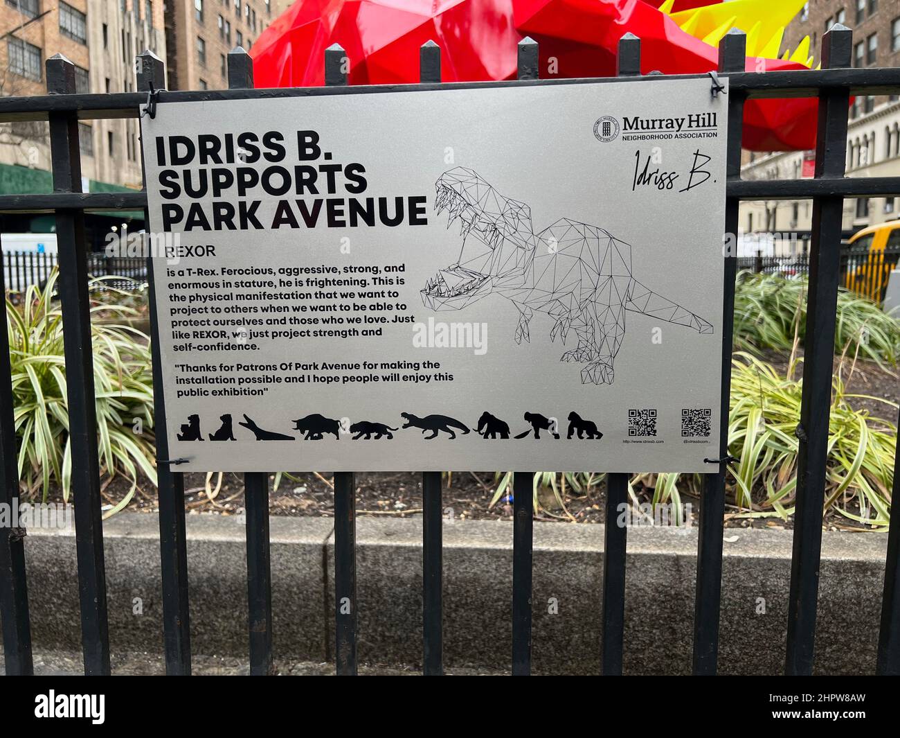 New York, United States. 23rd Feb, 2022. Rexor the Tyrannosaurus Rex by ...