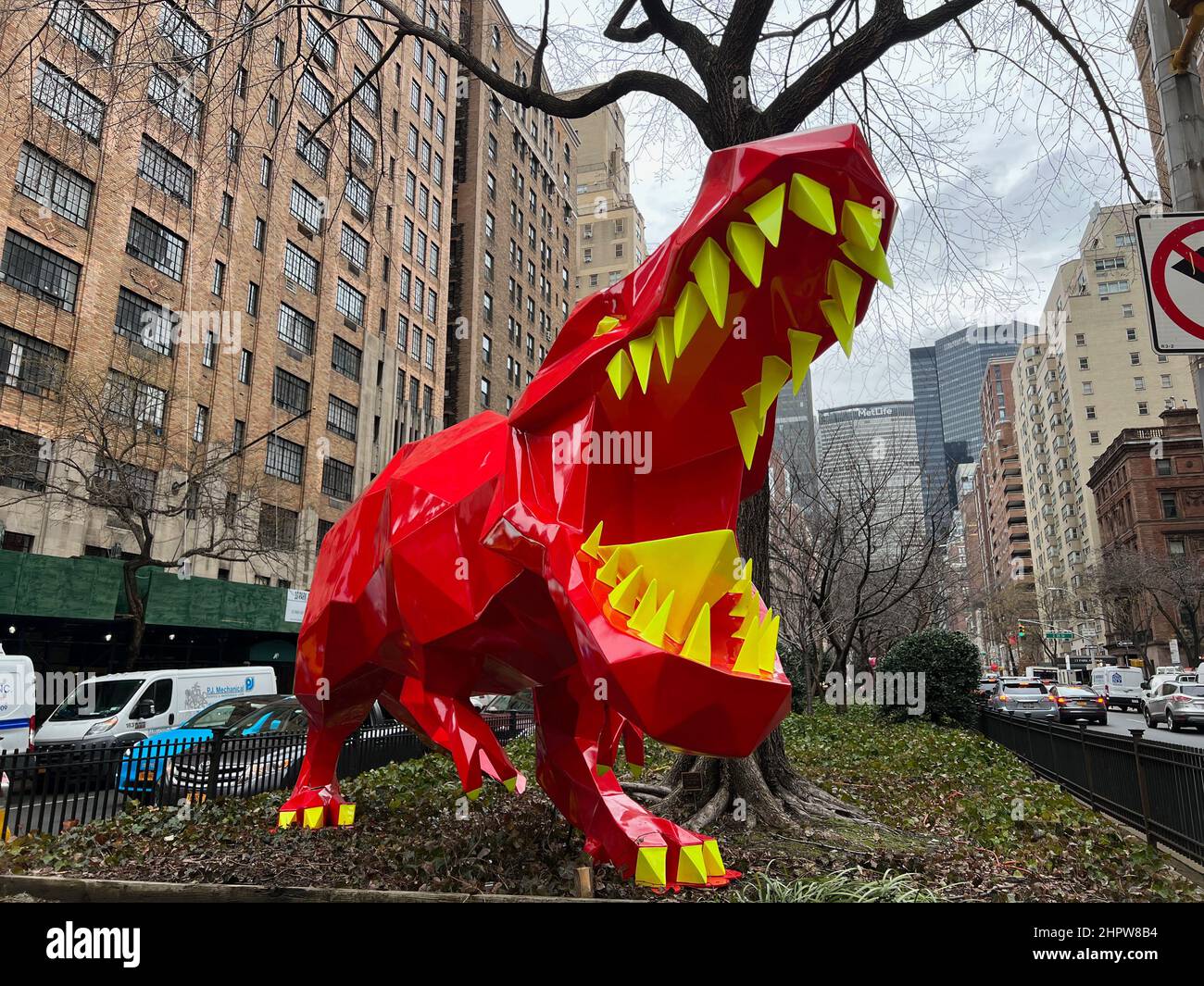New York, United States. 23rd Feb, 2022. Rexor the Tyrannosaurus Rex by ...