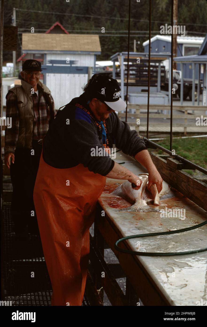 Seward Alaska fish dock Stock Photo - Alamy