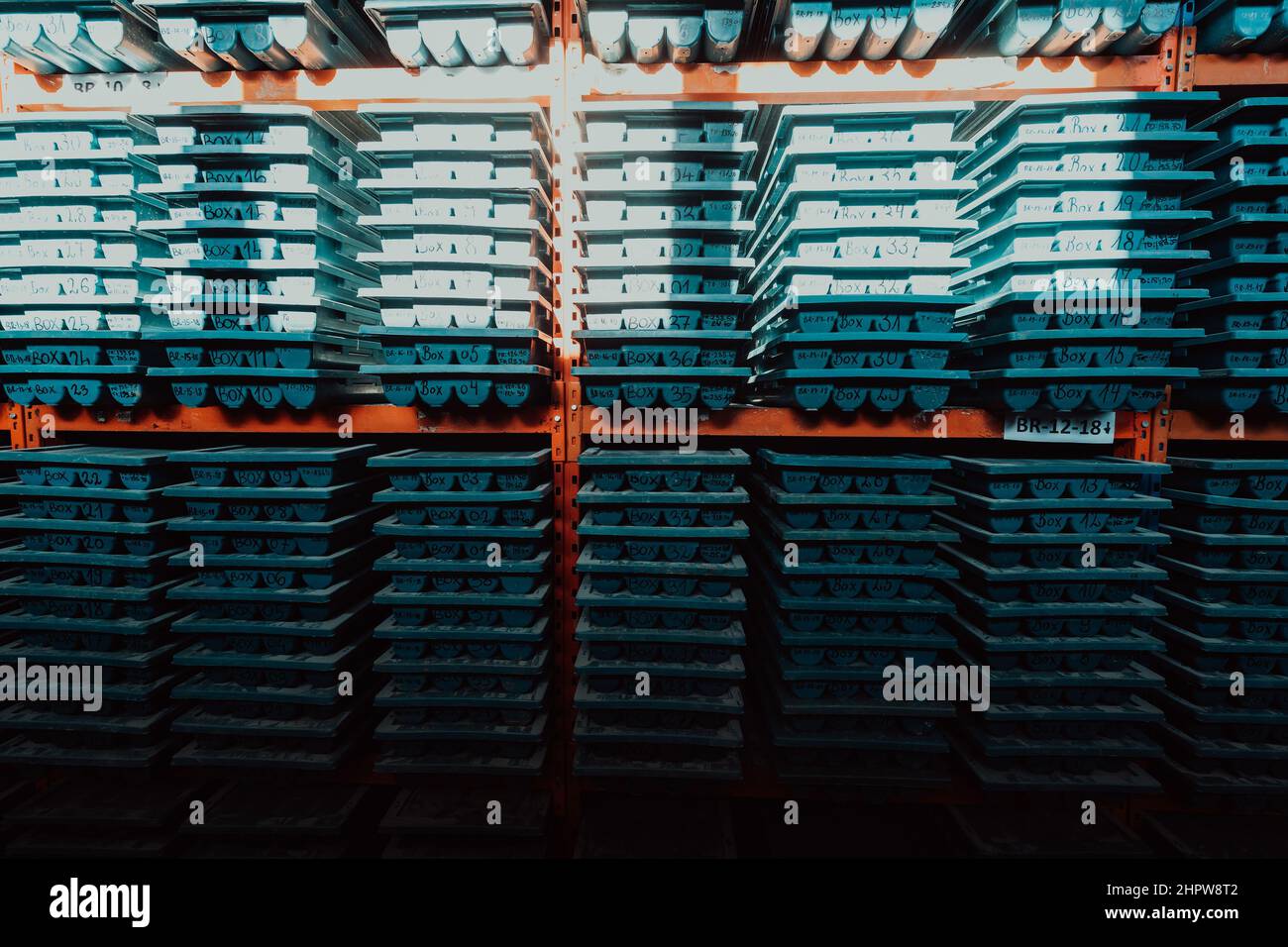 Core boxes geology hi-res stock photography and images - Alamy