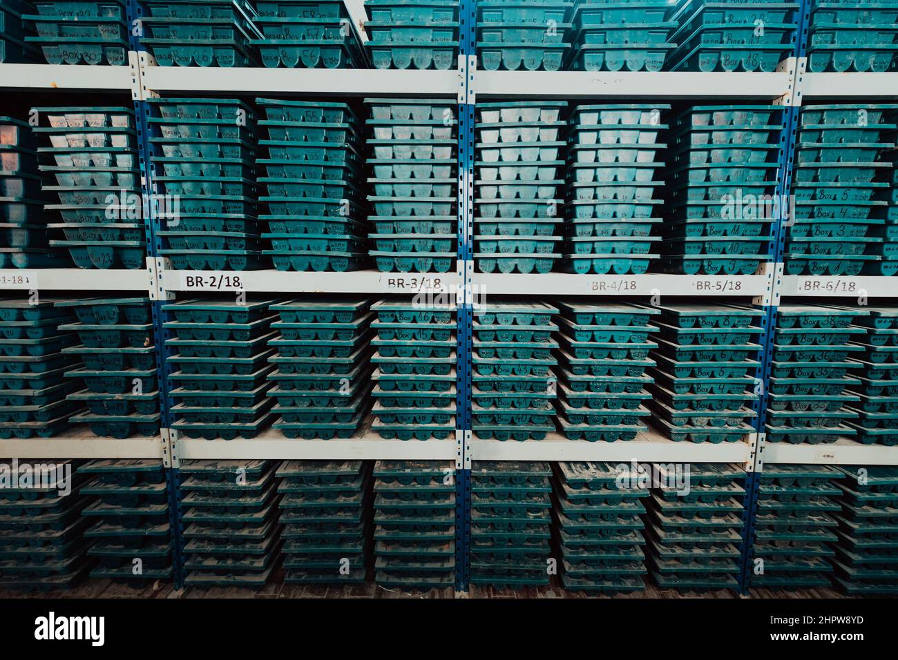 Core boxes geology hi-res stock photography and images - Alamy