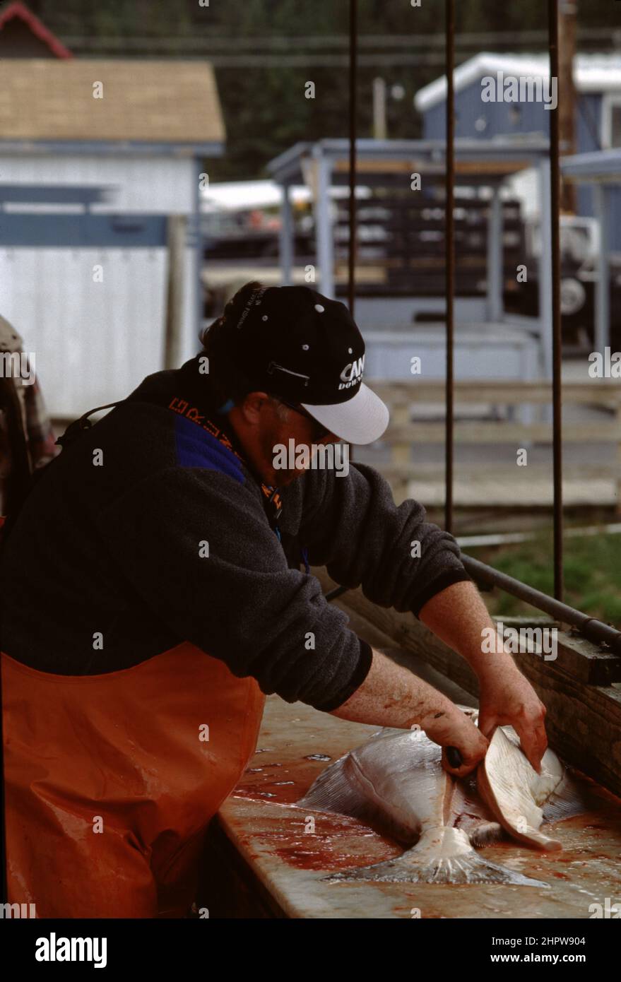 Seward Alaska fish dock Stock Photo - Alamy