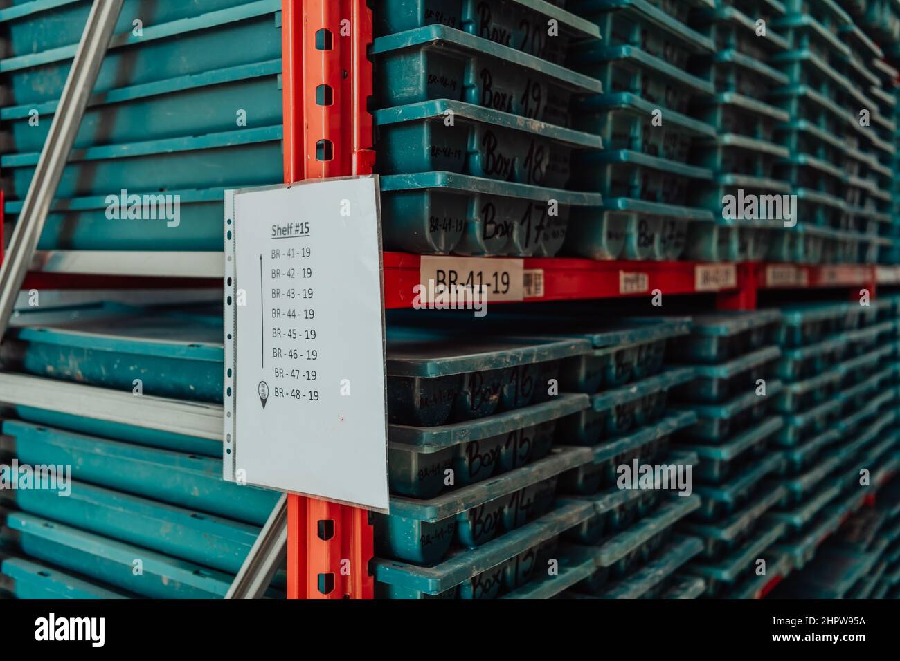 Core boxes geology hi-res stock photography and images - Alamy