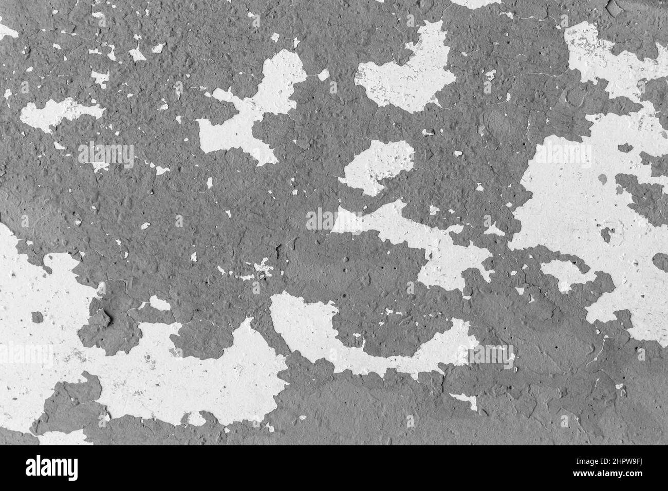 Grey peeling paint abstract gray pattern design worn weathered white wall surface texture ...