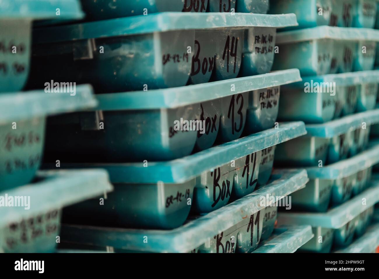 Core boxes geology hi-res stock photography and images - Alamy