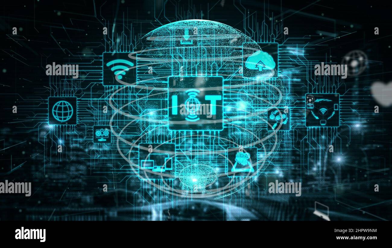 Internet of Things and Communication Technology conceptual - Modern ...