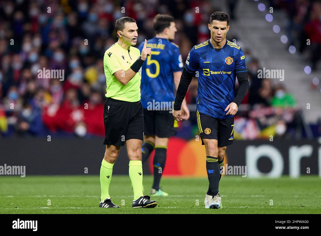 Madrid, Madrid, Spain. 23rd Feb, 2022. CRISTIANO RONALDO of Manchester ...