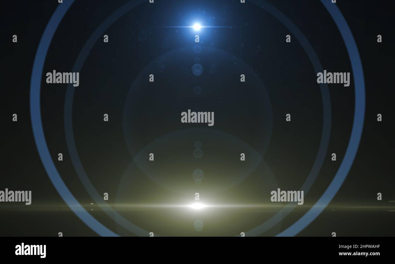 Lens Flare light over background. Easy to add overlay or screen filter ...