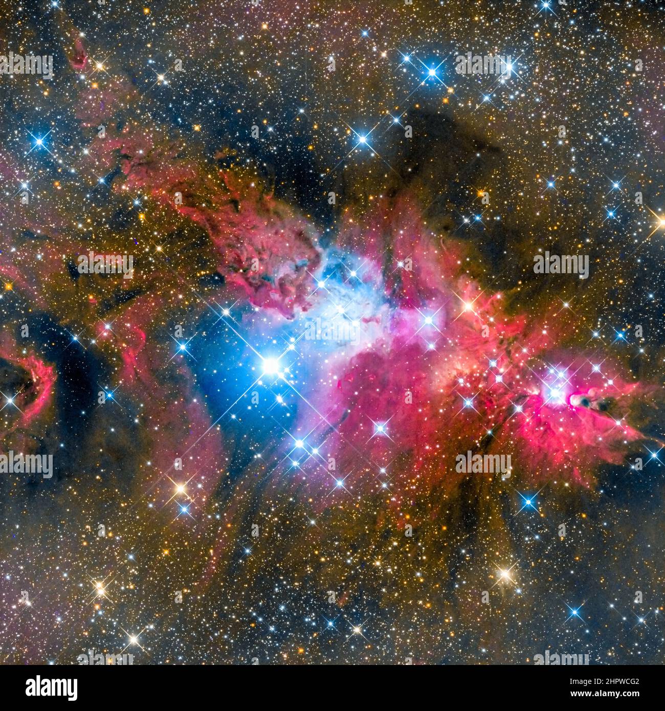 The Cone Nebula is an H II region in the constellation of Monoceros ...