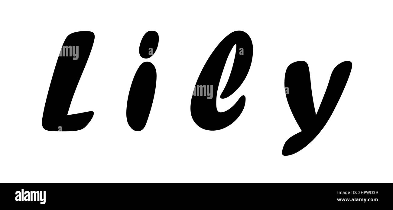 Lily Name Design