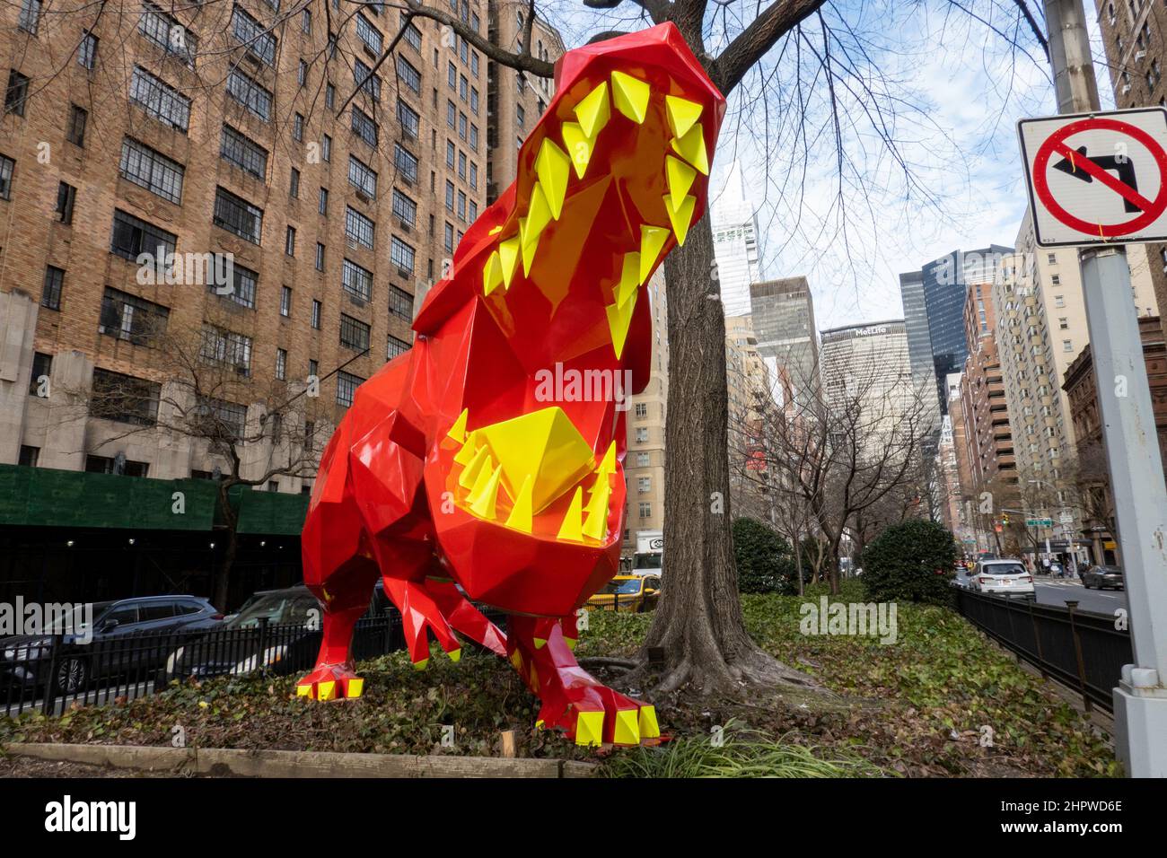 Idriss B installation of whimsical animal creatures are on display in ...