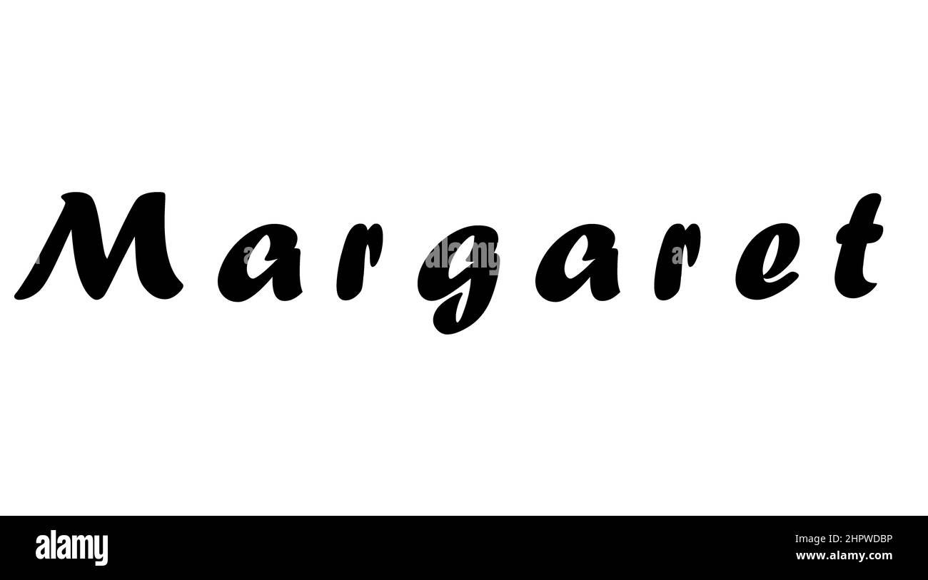 Simple text name design on white Stock Photo - Alamy