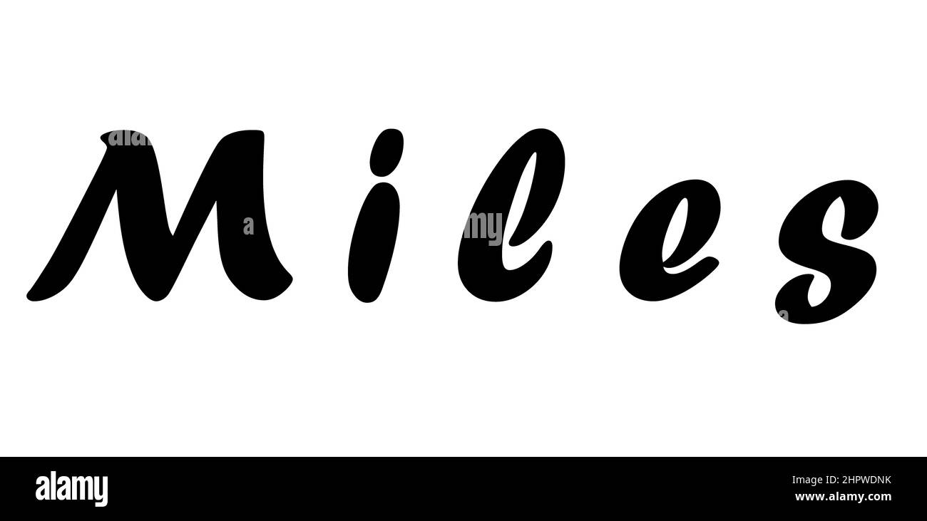 Simple text name design on white Stock Photo - Alamy