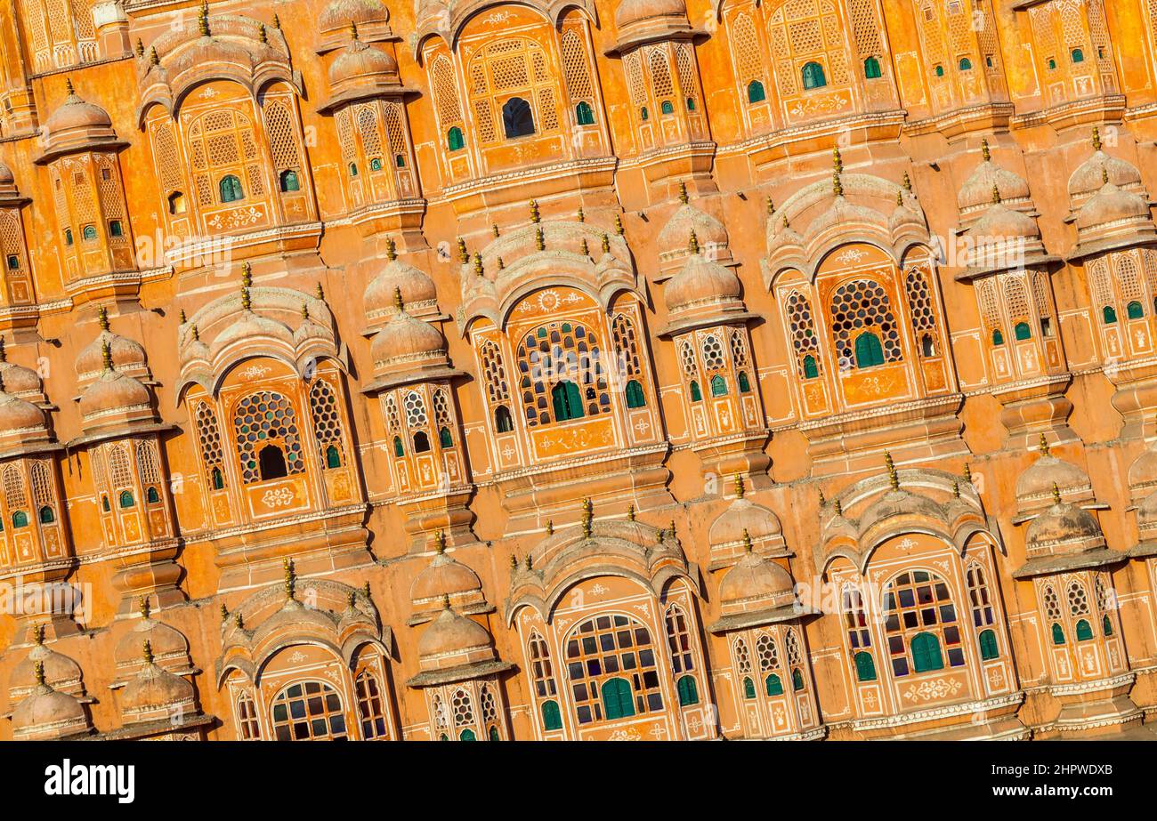 Hawa Mahal, the Palace of Winds, Jaipur, Rajasthan, India Stock Photo ...