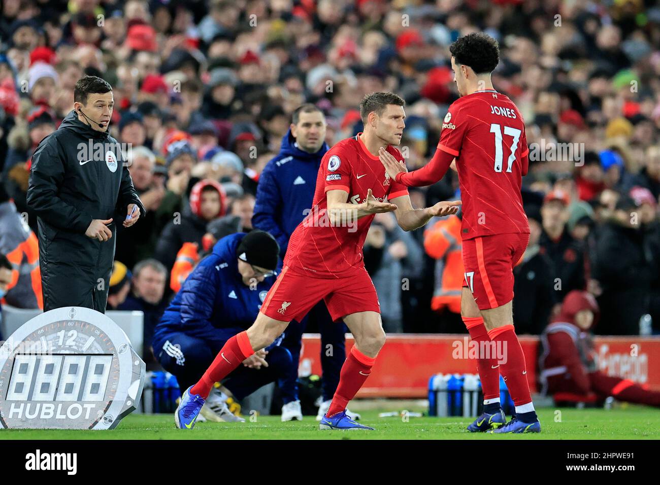Curtis jones james milner hi-res stock photography and images - Alamy