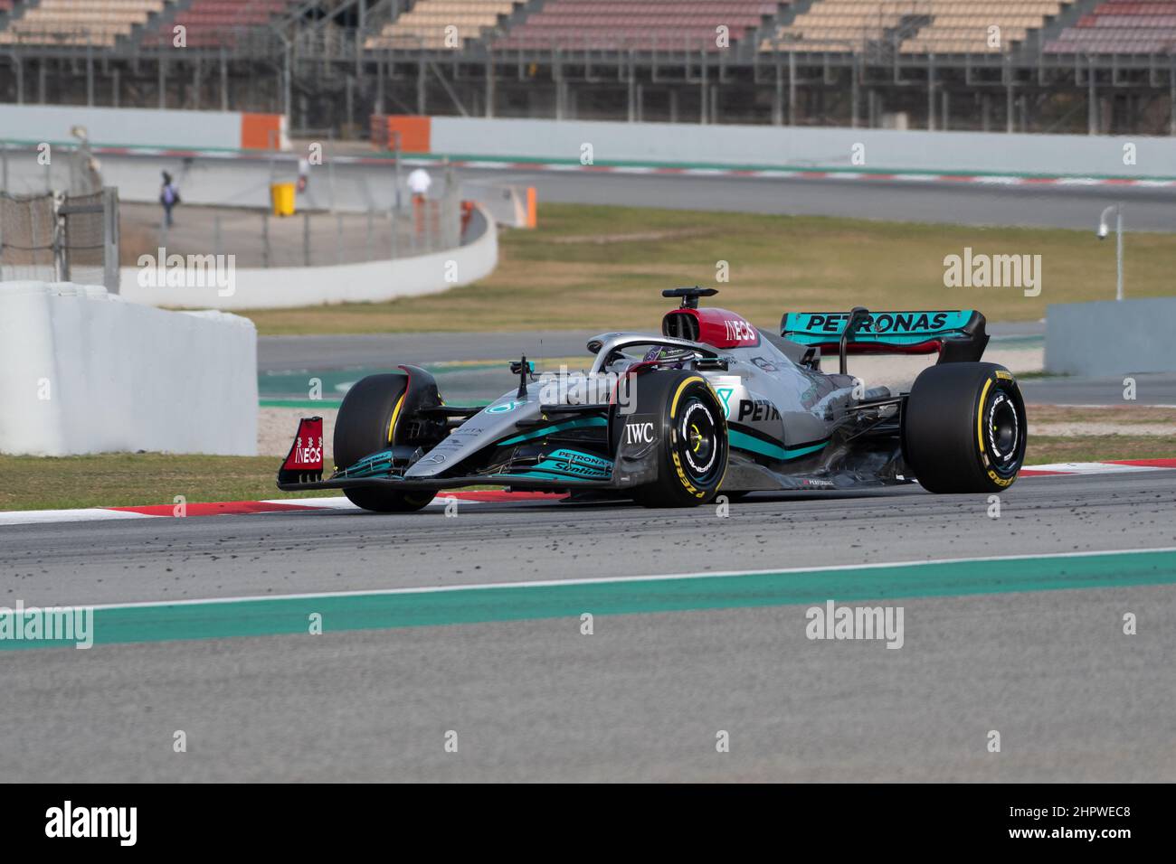Barcelona/Spain - 23/02/2022 - 7 times world champion #44 Lewis ...