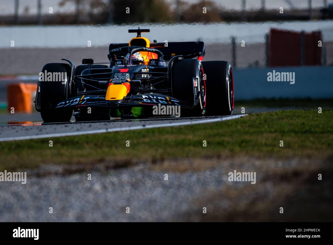 Barcelona/Spain - 23/02/2022 - World Champion #1 Max Verstappen in his ...