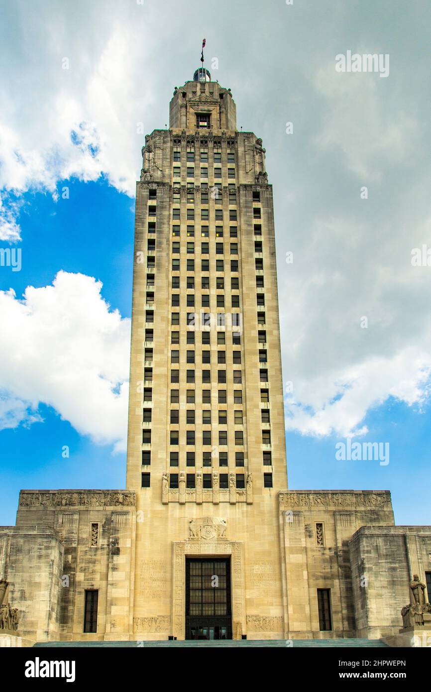 Baton Rouge, Louisiana - State Capitol building Stock Photo - Alamy