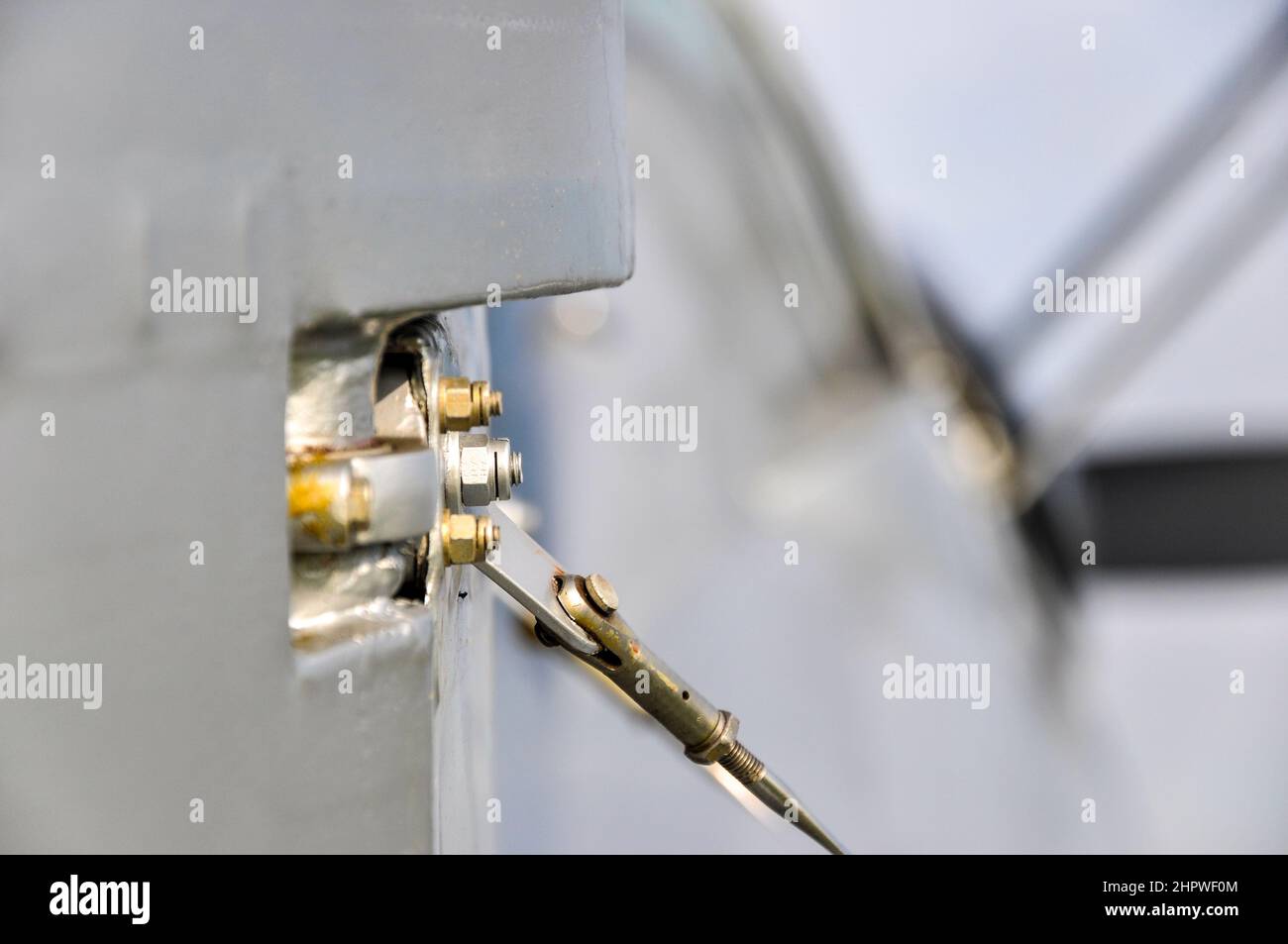 Aerotight Vibration Resistant Self Locking Nuts used on the tail of a ...