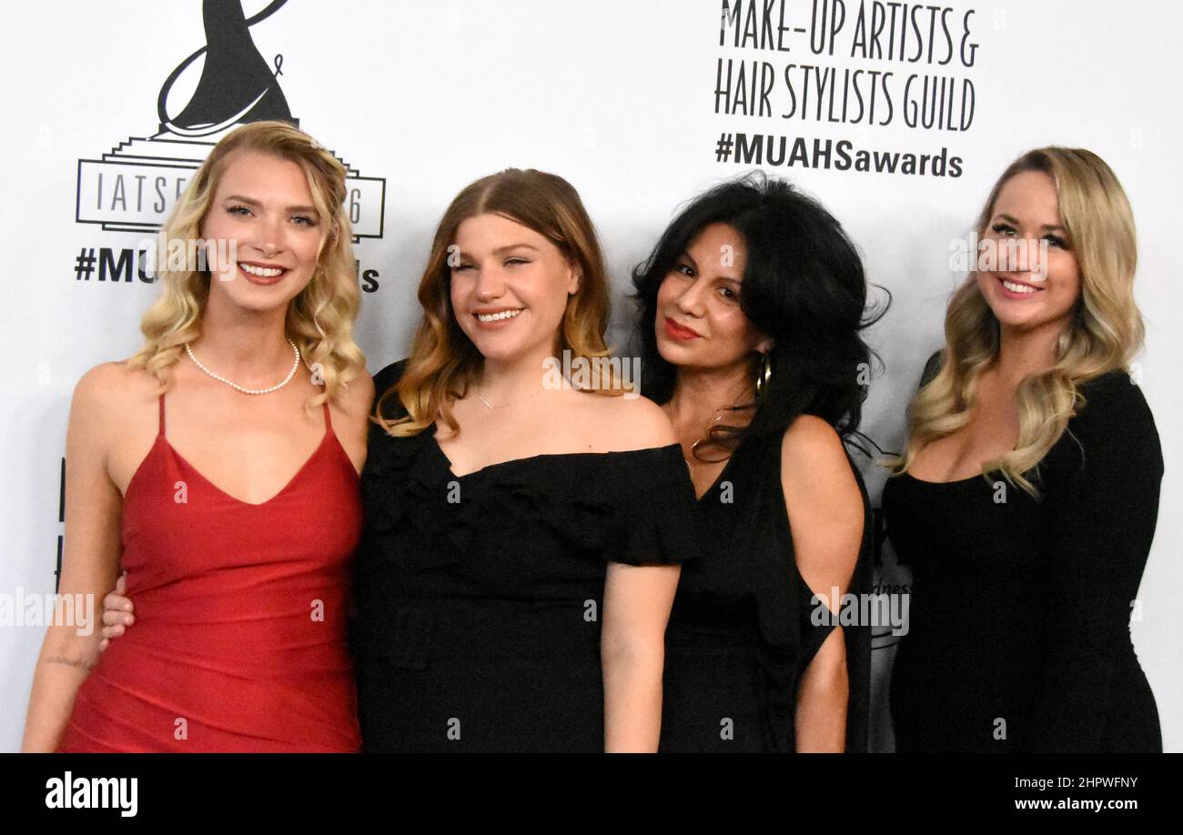 Beverly Hills, California, USA 19th Feb 2022 James Elle, Darlene ...