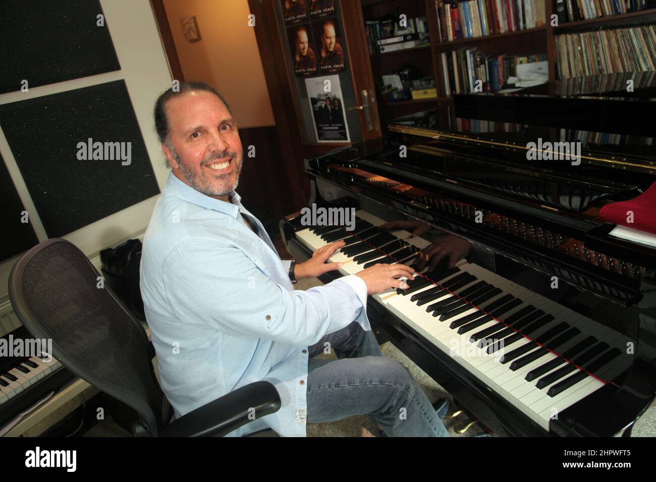 ISTANBUL, TURKEY - APRIL 18: Famous Turkish musician and singer Fatih ...