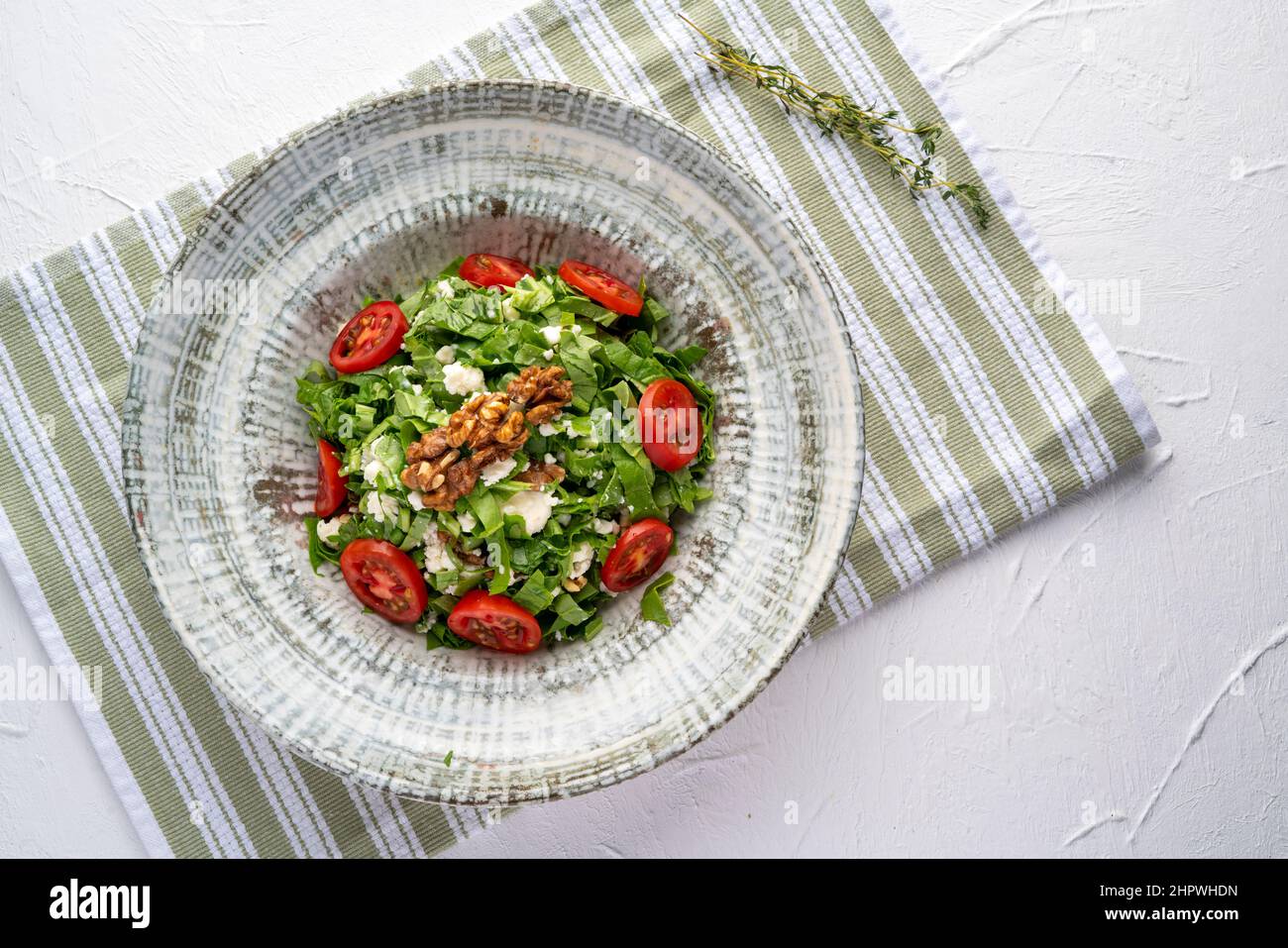 Turkish greek salad Stock Photo - Alamy