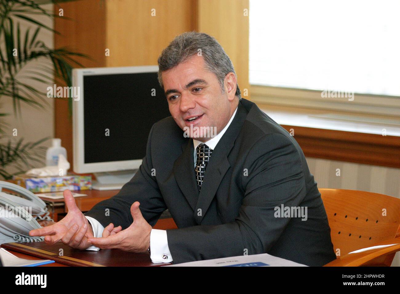 ISTANBUL, TURKEY - JUNE 6: Famous Turkish businessman, banker and ...