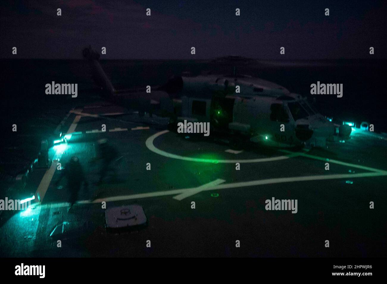 220214-N-QY794-1213 IONIAN SEA (Feb. 14, 2022) An MH-60R Sea Hawk ...