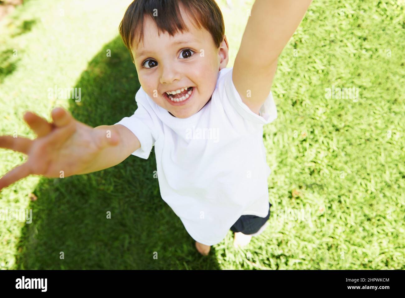 Children Reaching Up