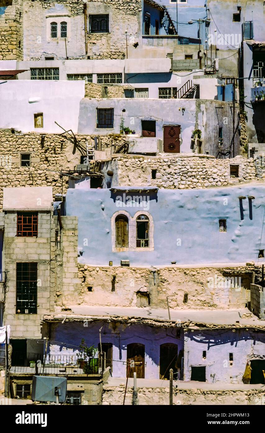 Maloula or Maalula, christian village in the Rif Dimash, Syria Stock ...