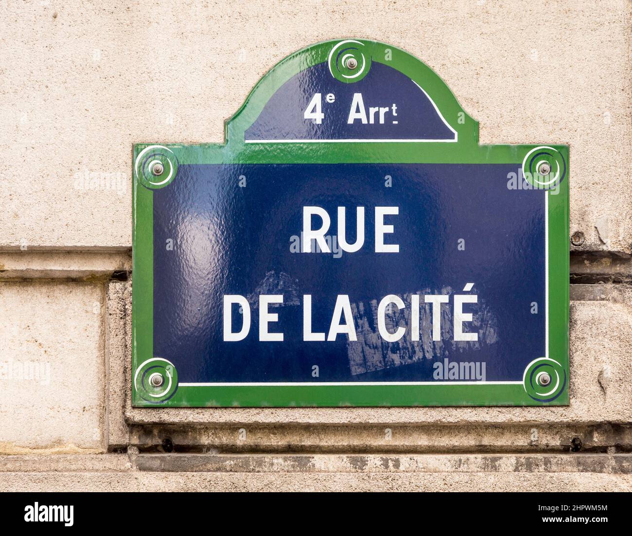Enamel sign paris hi-res stock photography and images - Alamy