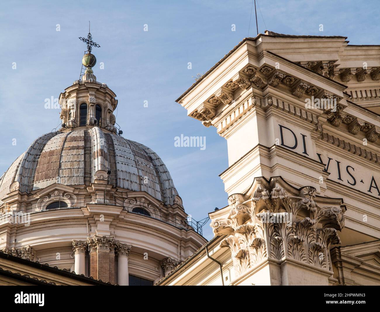 old architecture with typical dome in Vatican City Stock Photo - Alamy