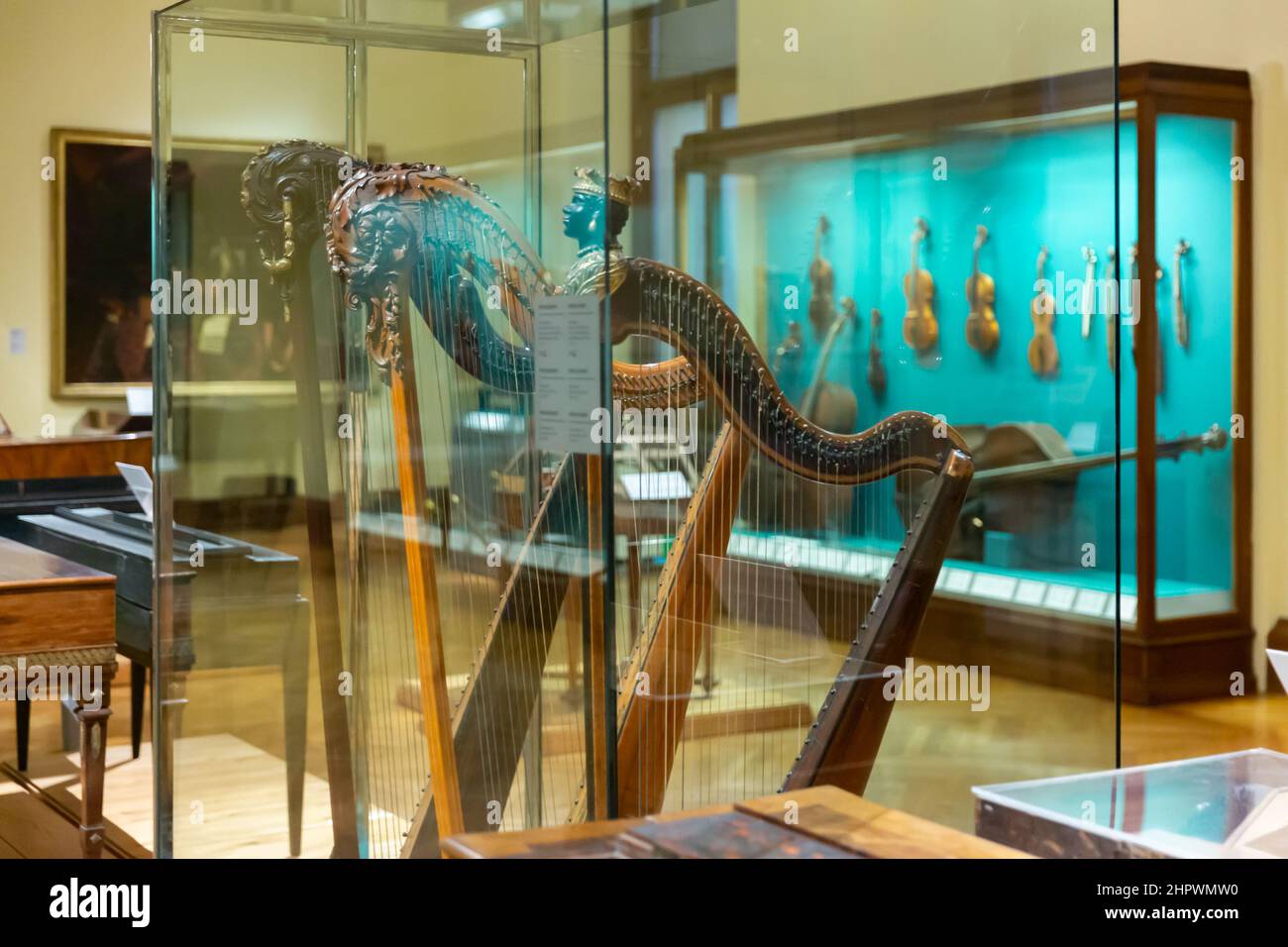 VIENNA, AUSTRIA, WELTMUSEUM WIEN - JANUARY 29, 2022: Musical ...