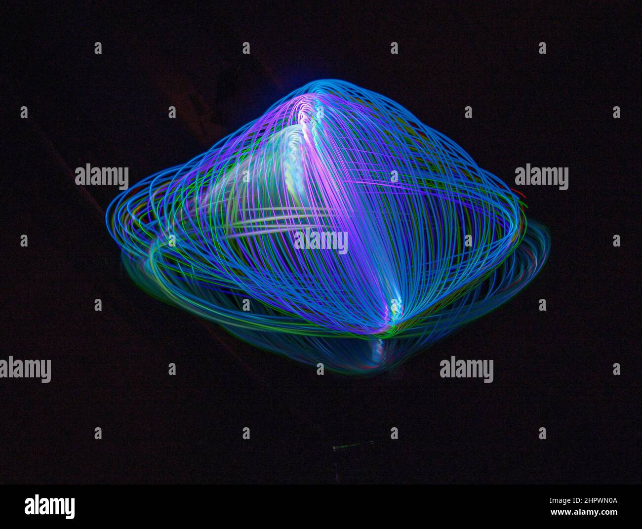 Spinning top, dark background, geometric shape, abstract figures, play ...