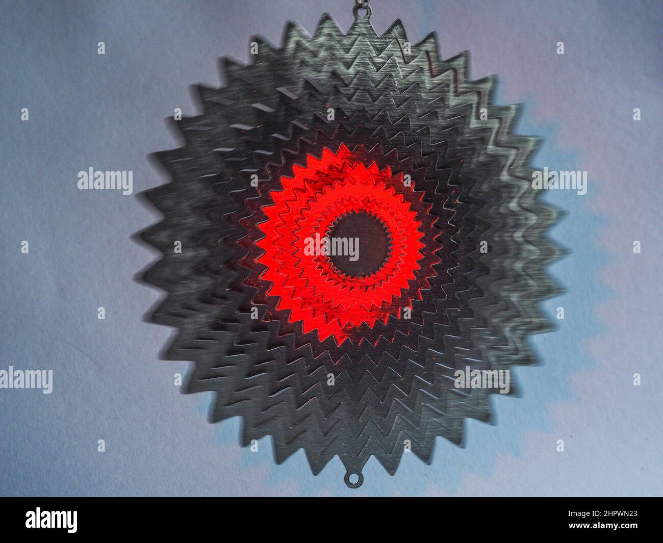 Light reflex, metal wheel, wind chime, serrated wheel, gear rim, bright ...