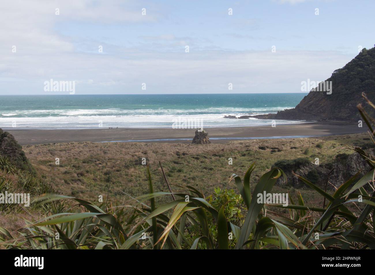 Marine landscape. Waitakere Ranges Regional Park - northern end of ...
